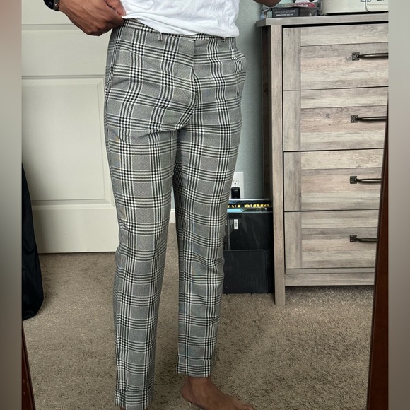 Zara | Pants | Zara Black And White Slacks | Poshmark
